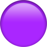 🟣 Emoji Disque Violet
