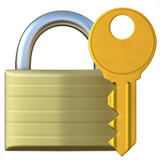🔐 Closed Lock with Key Emoji