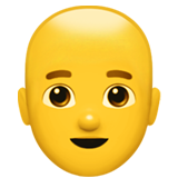 👨‍🦲 Man: Bald Emoji