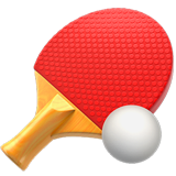🏓 Table Tennis Paddle and Ball Emoji