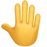 🤚 Raised Back of Hand Emoji