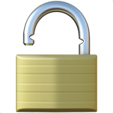 🔓 Open Lock Emoji