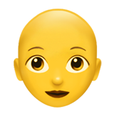 👩‍🦲 Woman: Bald Emoji