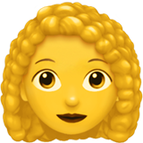 👩‍🦱 Woman: Curly Hair Emoji