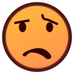 Anguished Face Emoji | Emoji Anguished Face Meaning