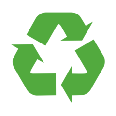 ♻️ Black Universal Recycling Symbol Emoji