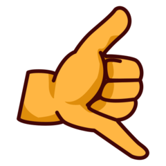 Call Me Hand Emoji | Emoji Call Me Hand Meaning | Shake