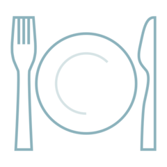 🍽️ Fork and Knife with Plate Emoji