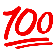 💯 Hundred Points Symbol Emoji