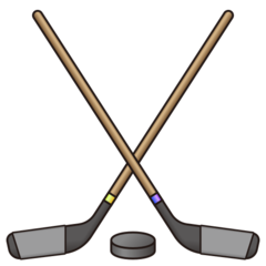 🏒 Ice Hockey Stick and Puck Emoji