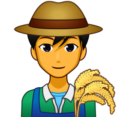 Man Farmer Emoji | Emoji Man Farmer Meaning