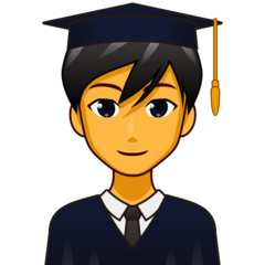 👨‍🎓 Man Student Emoji
