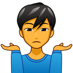 🤷‍♂️ Man Shrugging Emoji