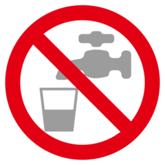 🚱 Non-Potable Water Symbol Emoji