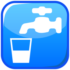 🚰 Potable Water Symbol Emoji