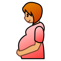 🤰🏽 Pregnant Woman: Medium Skin Tone Emoji