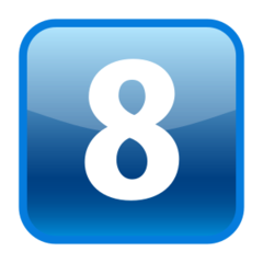 8️⃣ Keycap Digit Eight Emoji