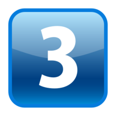 3️⃣ Keycap Digit Three Emoji