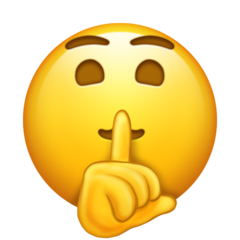 🤫 Face with Finger Covering Closed Lips Emoji