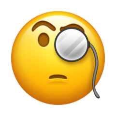 🧐 Face with Monocle Emoji