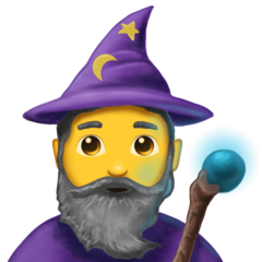 🧙‍♂️ Man Mage Emoji