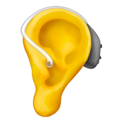 🦻 Ear with Hearing Aid Emoji