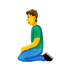 🧎 Kneeling Person Emoji