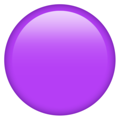 🟣 Large Purple Circle Emoji