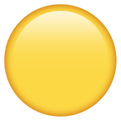 🟡 Large Yellow Circle Emoji