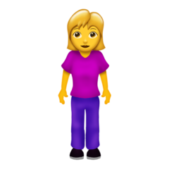 🧍‍♀️ Woman Standing Emoji