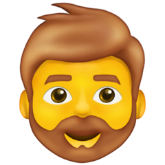 🧔‍♂️ Man: Beard Emoji