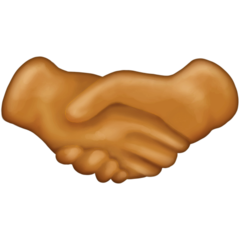 🤝🏽 Handshake: Medium Skin Tone Emoji