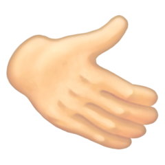🫱🏻 Rightwards Hand: Light Skin Tone Emoji