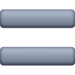 🟰 Heavy Equals Sign Emoji