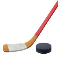 🏒 Ice Hockey Stick and Puck Emoji