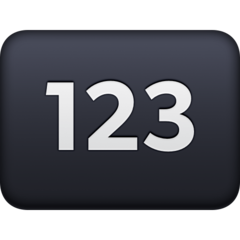 🔢 Input Symbol for Numbers Emoji