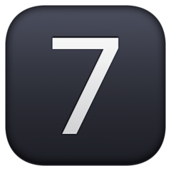 7️⃣ Keycap Digit Seven Emoji