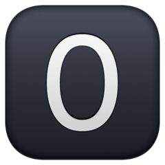 0️⃣ Keycap Digit Zero Emoji