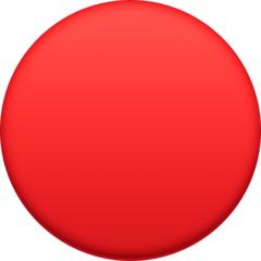 🔴 Large Red Circle Emoji