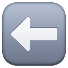 ⬅️ Leftwards Black Arrow Emoji