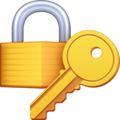 🔐 Closed Lock with Key Emoji