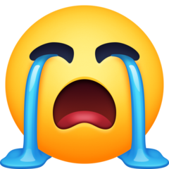 Loudly Crying Face Emoji | Loudly Crying Face Meaning