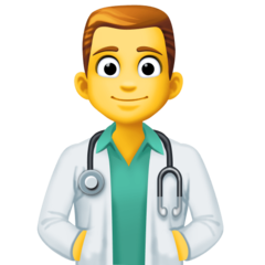 👨‍⚕️ Man Health Worker Emoji