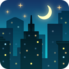 🌃 Night with Stars Emoji
