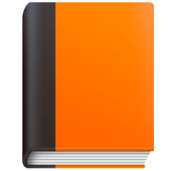 📙 Orange Book Emoji