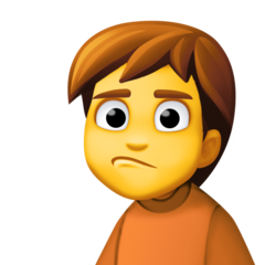 🙎 Person with Pouting Face Emoji
