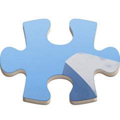 🧩 Jigsaw Puzzle Piece Emoji