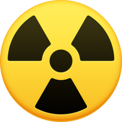 ☢️ Radioactive Sign Emoji