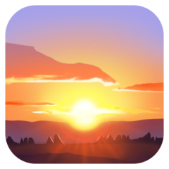 🌅 Sunrise Emoji