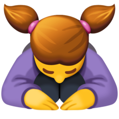 🙇‍♀️ Woman Bowing Emoji